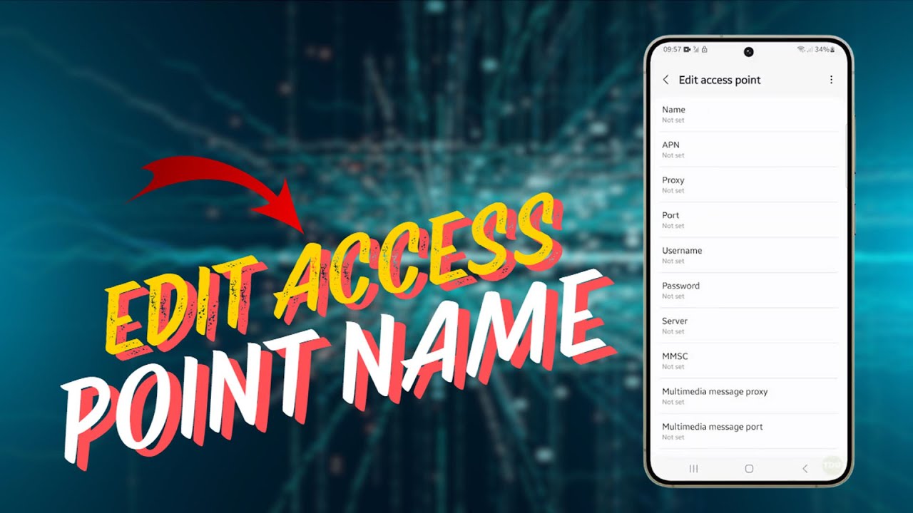 How To Edit The Mobile Network Access Point Names On Galaxy S24 To Fix ...