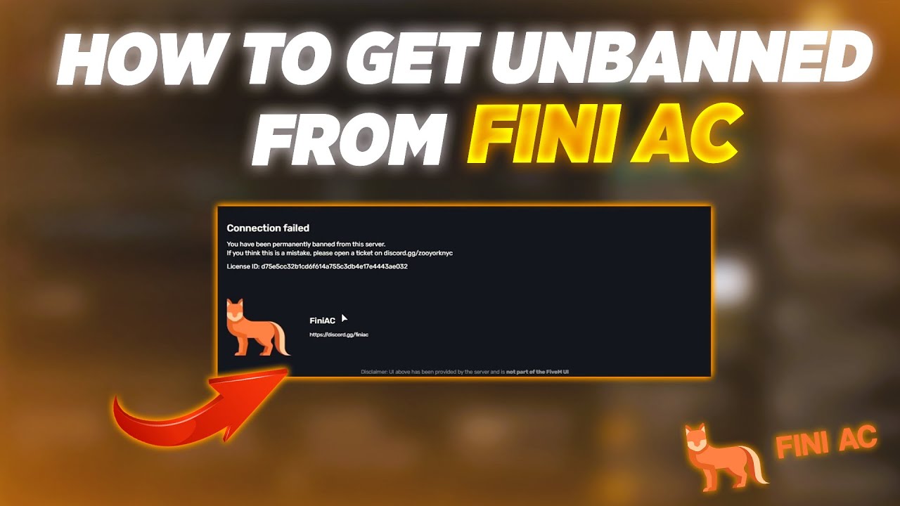 How To Get UNBANNED From ANY FiveM Server | Fini AC Ban, Reaper ...