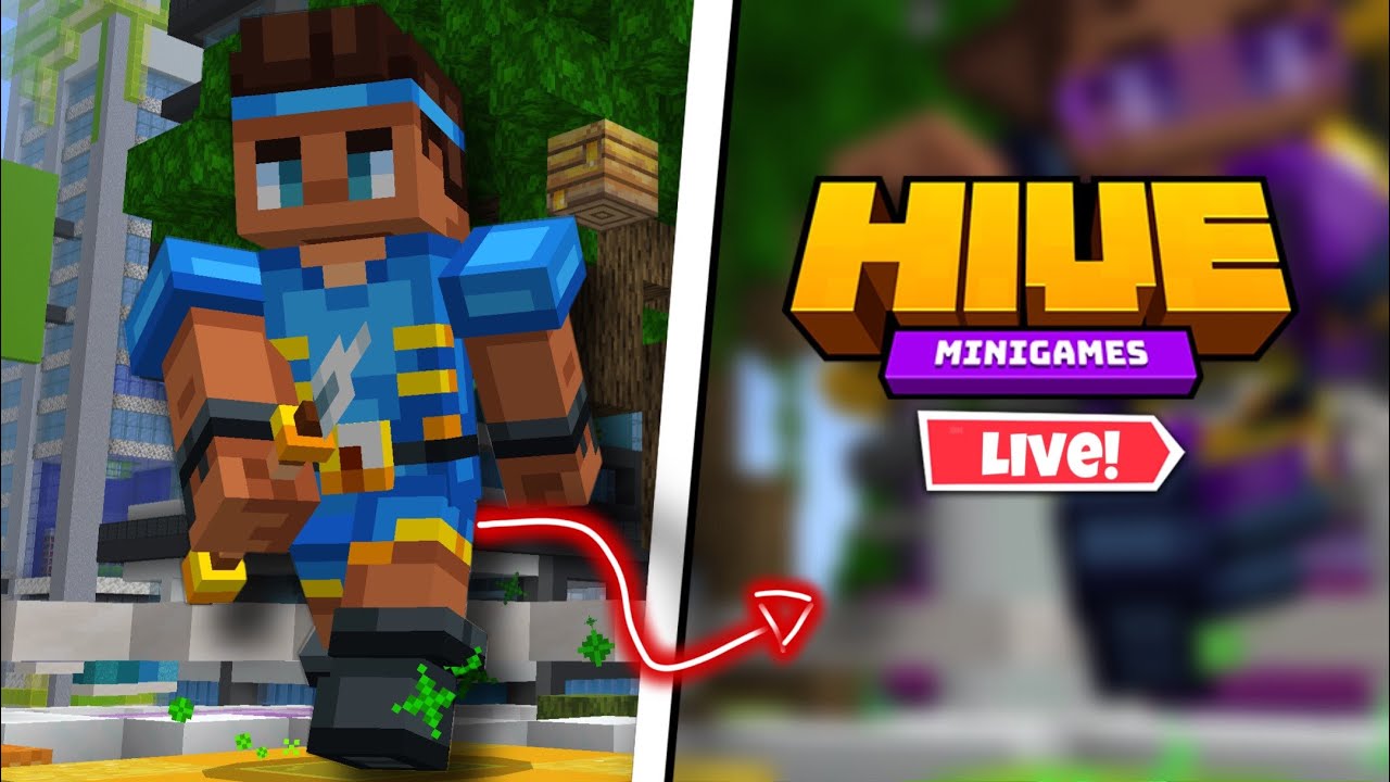 Minecraft But You can Join Hive stream! Late night stream🔴 - YouTube