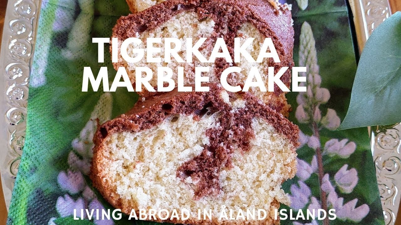 Tigerkaka- Scandinavian Marble Cake (Spongy & Delicious) - YouTube