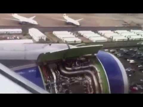 British Airways Flight BA762 A319 EMERGENCY LANDING on London Heathrow Raw Footage - YouTube