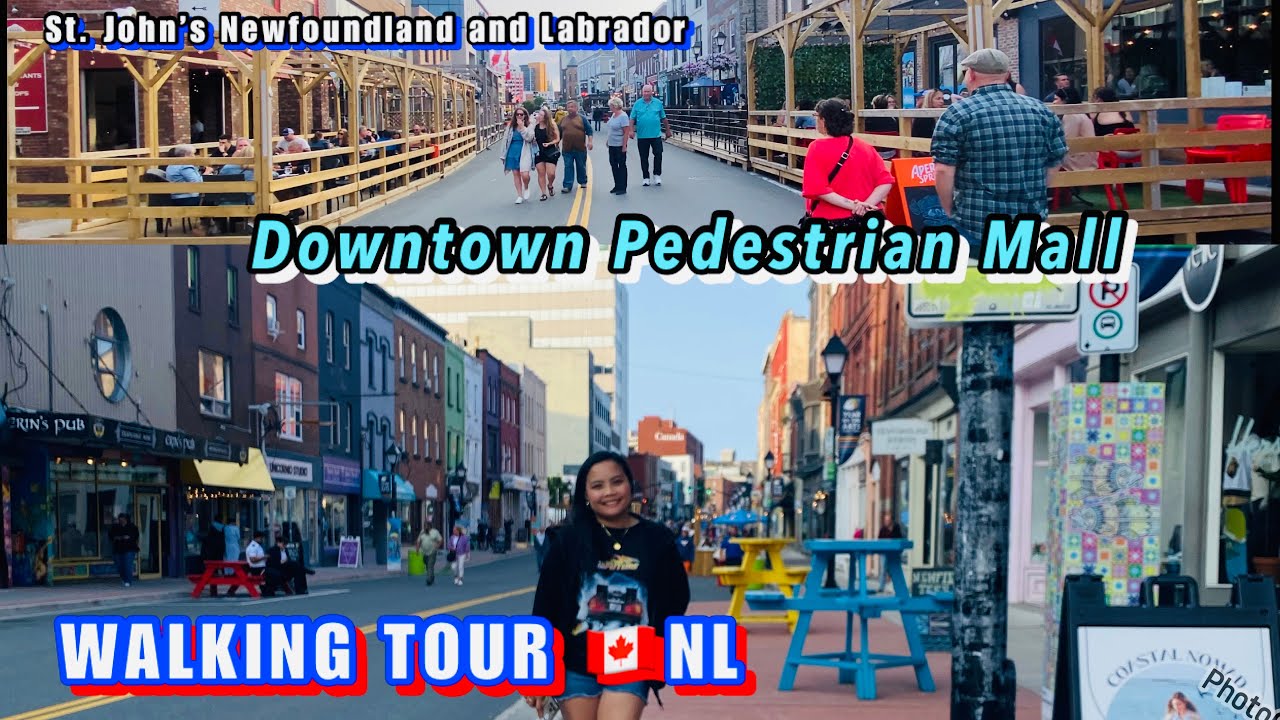 DOWNTOWN PEDESTRIAN MALL WALKING TOUR @ St. John’s Newfoundland and ...