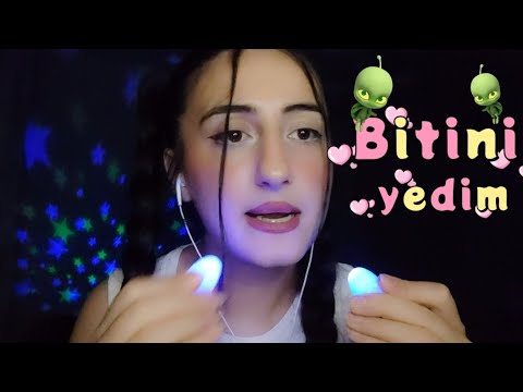 ASMR | Bitlerini yedim | Ağız səsləri və pıçıltı #asmrazerbaijan