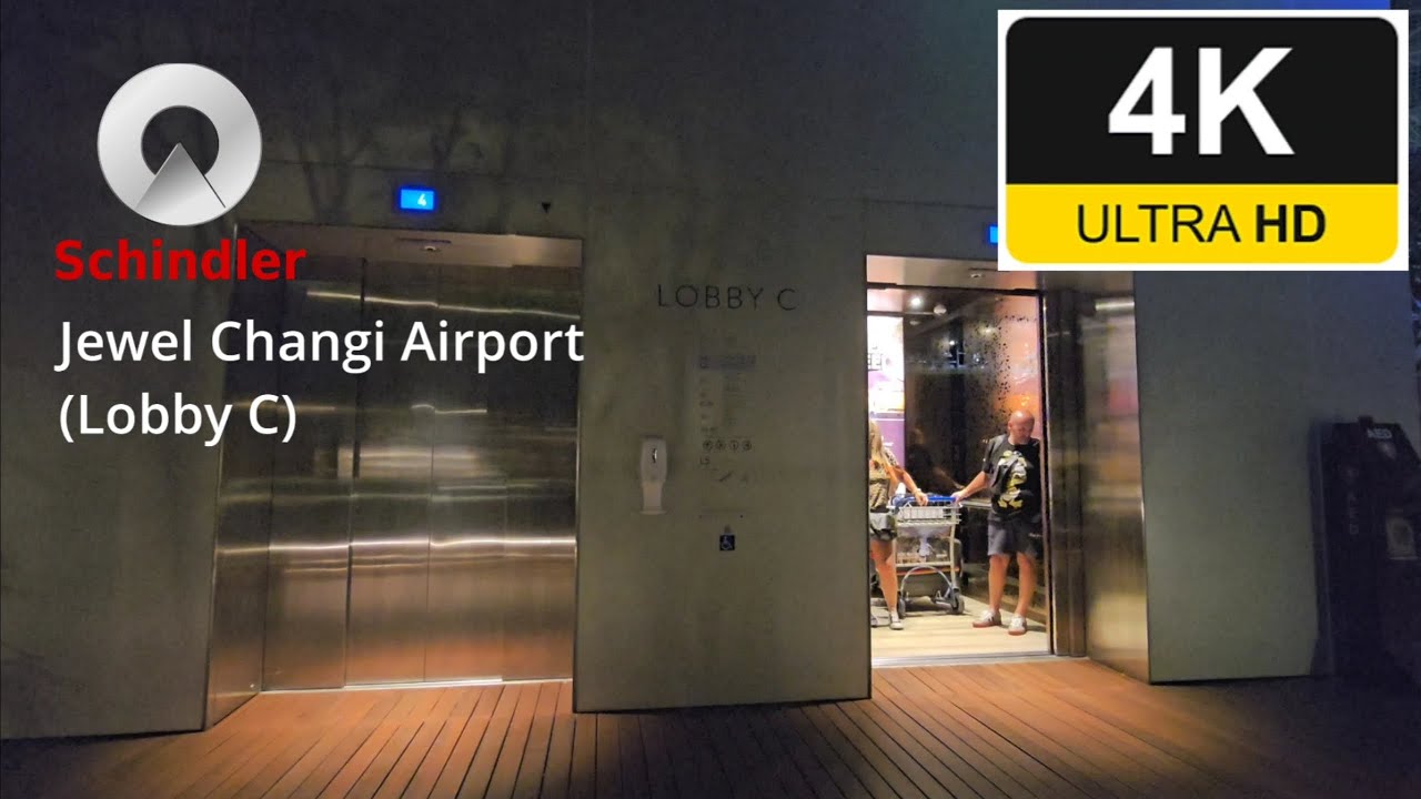 Schindler lifts at Jewel Changi Airport (Lobby C) - YouTube
