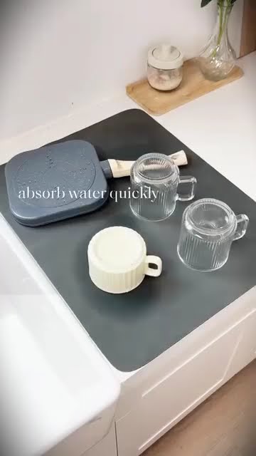 🌟 No more dealing with messy watery countertops – this Quick Dry Dish ...