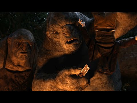 Hobit 1 Troll VS Dwarf Fight - YouTube