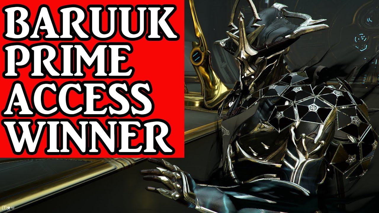 Warframe - Baruuk Prime Access Giveaway Winner Results! - YouTube