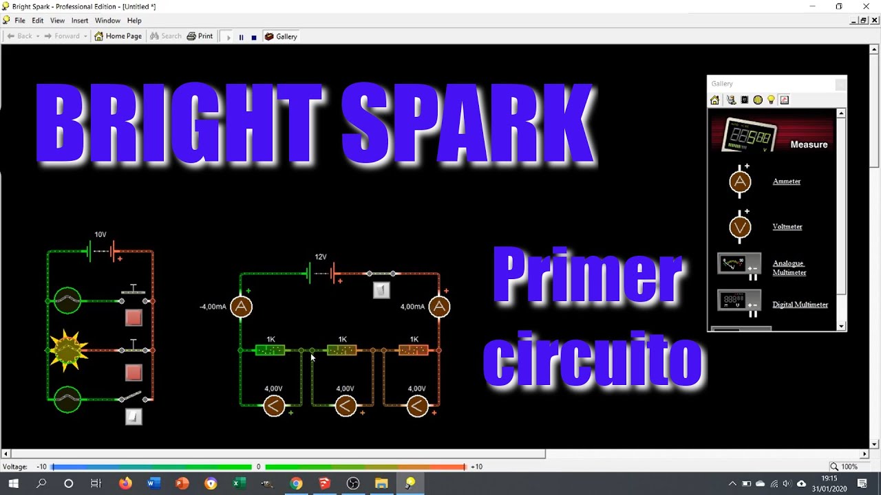 Bright Spark - Introducción - Primer circuito - YouTube