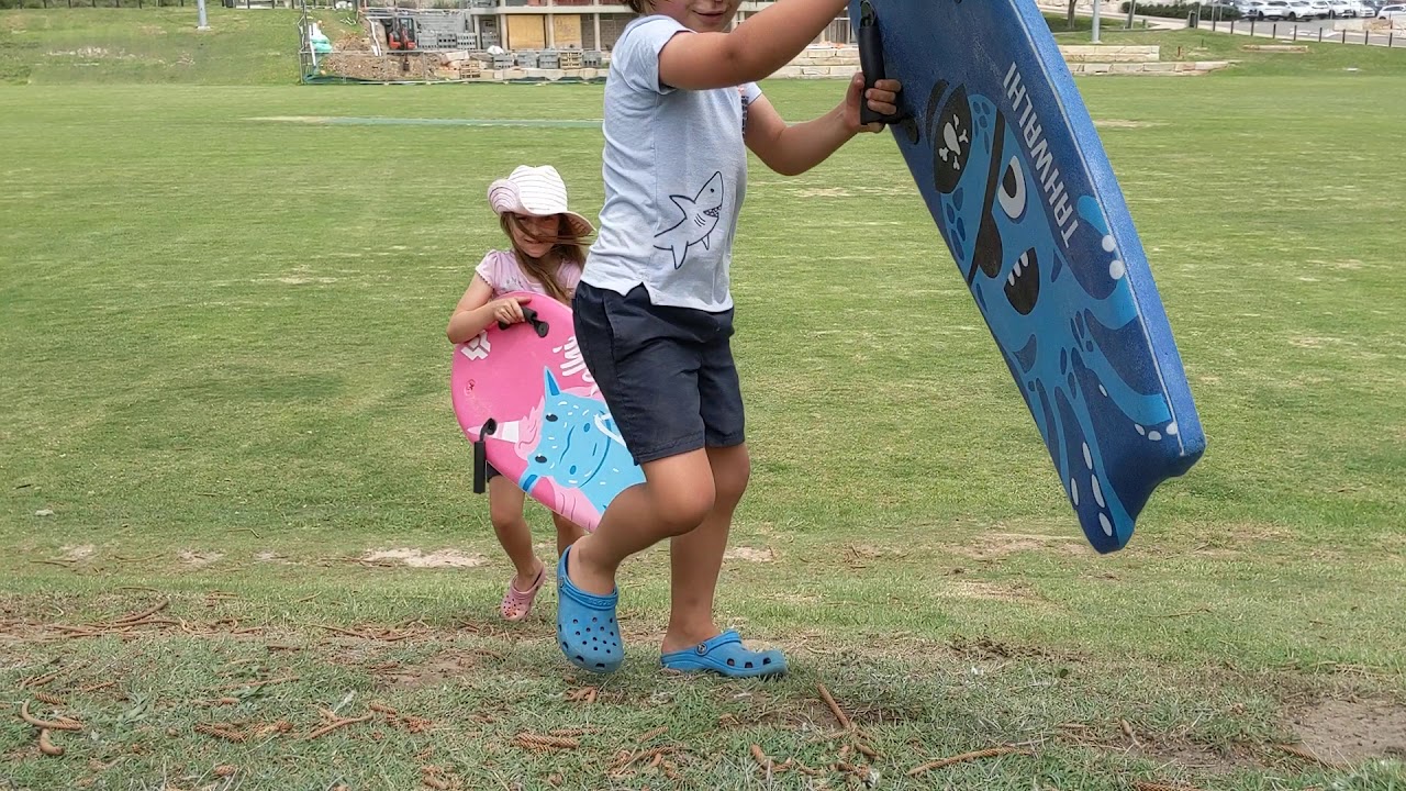 Grass surfing - YouTube