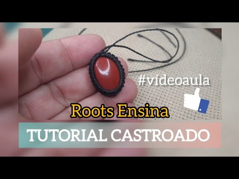 Castroado simples em macramê - YouTube