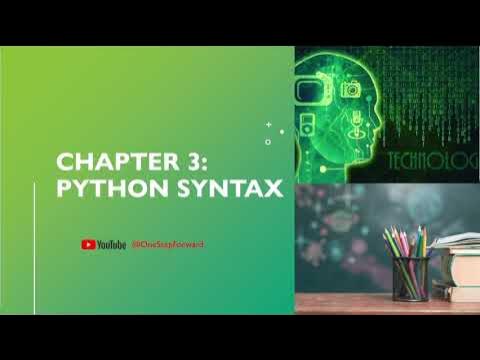 Python For Beginners- Chapter 3 (Python Syntax) - YouTube