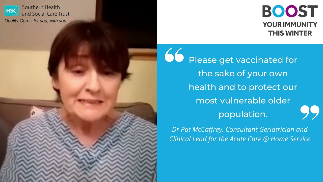 Dr Pat McCaffrey, Consultant Geriatrician and Clinical Lead for Acute ...
