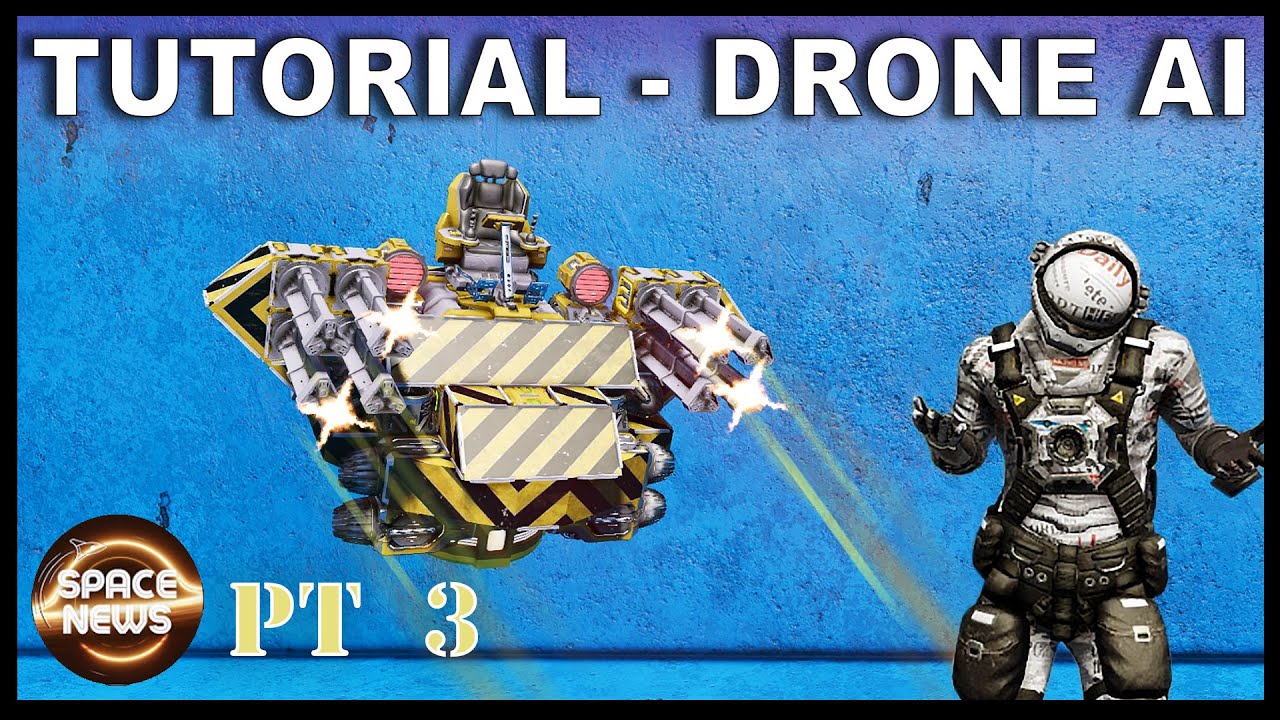 Como fazer um DRONE MILITAR em Space Engineers - TUTORIAL PT 3 - YouTube