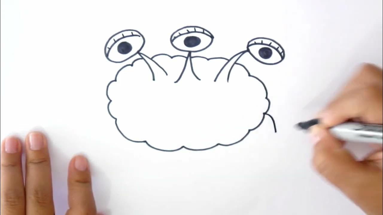 ¿Cómo dibujar un Monstruo? - 👾 Dibujar Monstruo paso a paso 👾 - YouTube