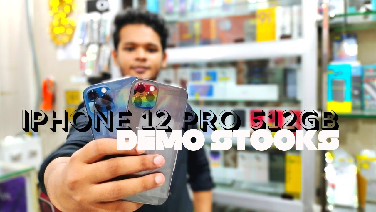 IMPORTED iPhone 12 Pro 512gb Demo Stocks Video Update 😎 | ₹65,000 ...