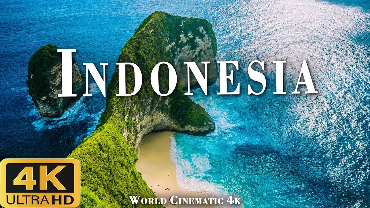 INDONESIA 4K ULTRA HD [60FPS] - Beautiful Nature Scenes With Relaxing ...