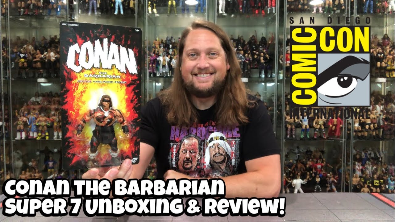 Bloody Conan The Barbarian SDCC Super 7 Exclusive Unboxing & Review ...