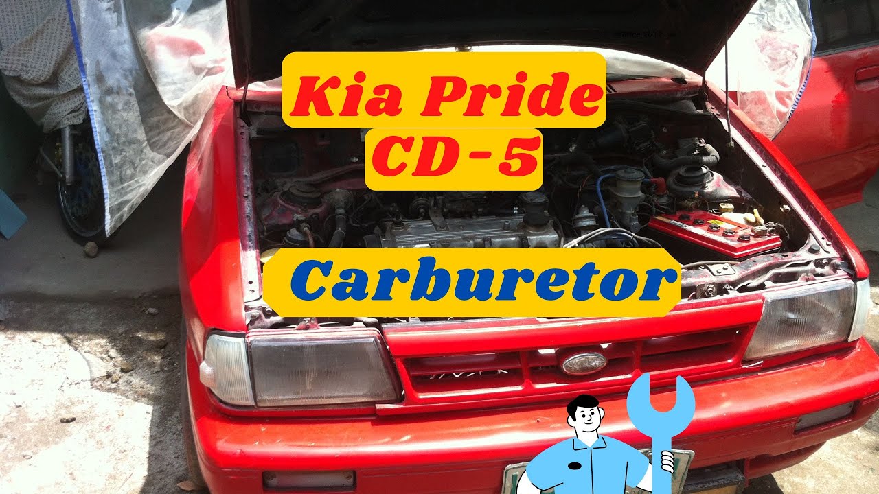 Kia Pride CD-5 / Carburetor / Msm Garage Tv - YouTube
