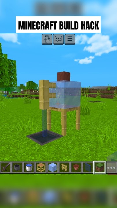 Minecraft Build Hack! #minecraft #minecraftshorts - YouTube