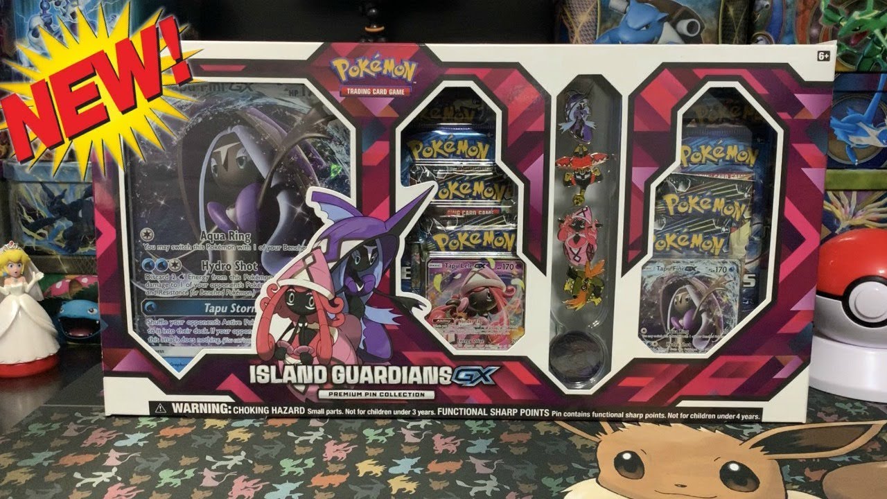 Pokemon Cards - Island Guardians GX Premium Collection Box Opening ...