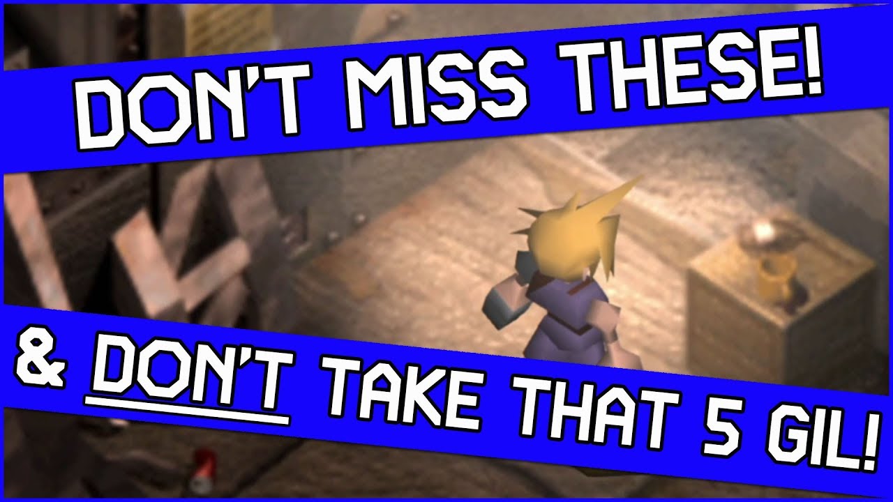 Look! Don't MISS these things in Final Fantasy 7 - Sector 5 Slums Guide ...