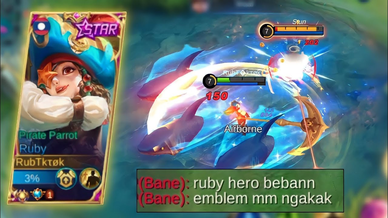 Solo Rank Ruby Emblem MM Dikatain Hero Beban! Sini Gw Buktikan! | Top ...