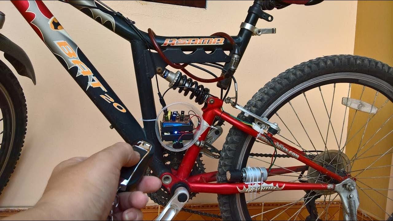 How to Make Electric Bike from Old Bike at Home - YouTube