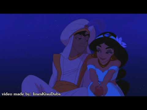 Aladdin Rooftop Fandub (Me Voice Jasmine, Aladdin Voice Off) - YouTube