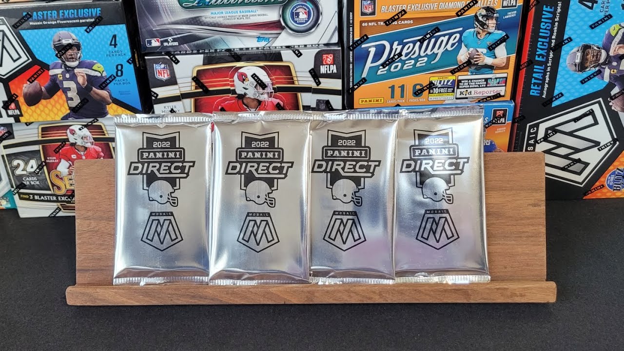 2022 Mosaic Football White Sparkle Packs x4!! Chasing 1/1 Rookie Autos ...