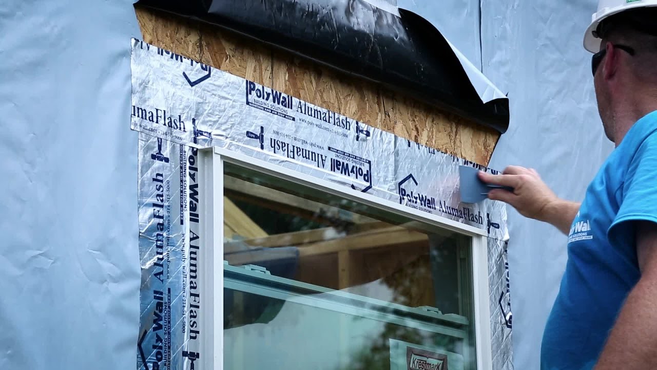 Poly Wall® - Building Solutions (PBS) - Aluma Flash™ Application - YouTube