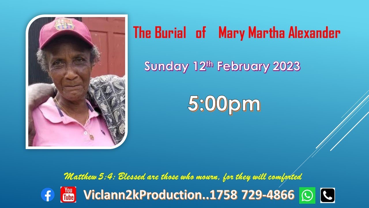 The Burial of Mary Martha Alexander AKA Ti Joe - YouTube