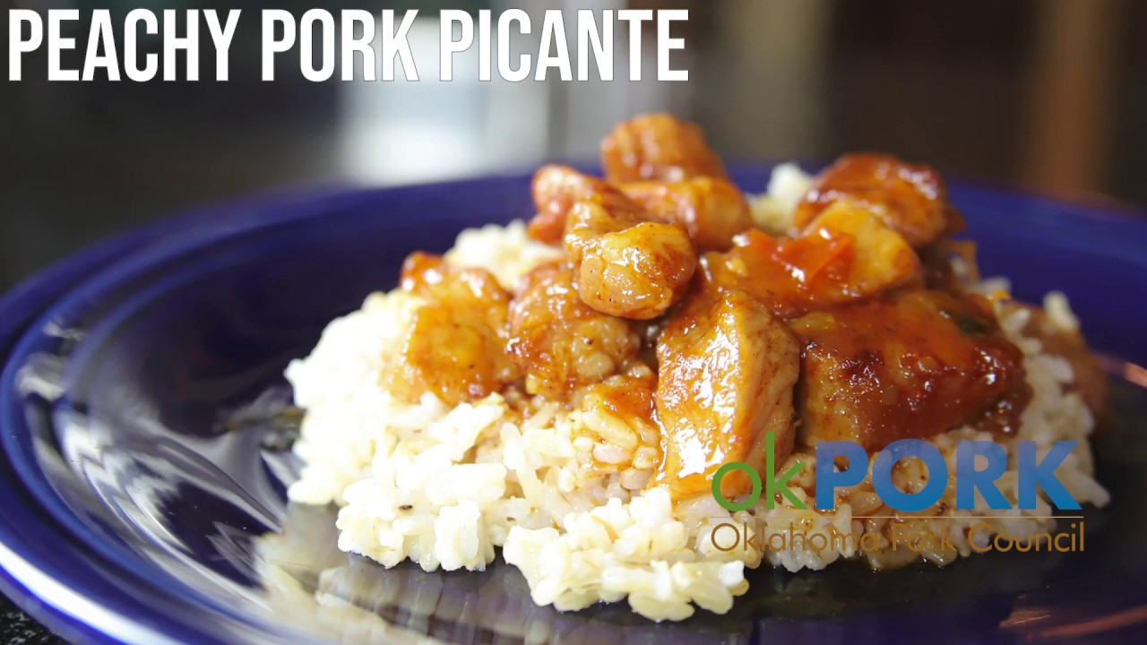 Peachy Pork Picante - YouTube