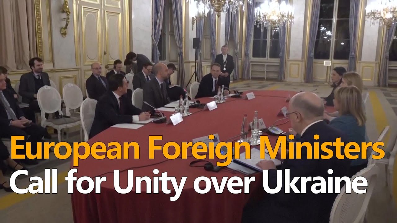 European foreign ministers meeting in Paris, call for unity over ...