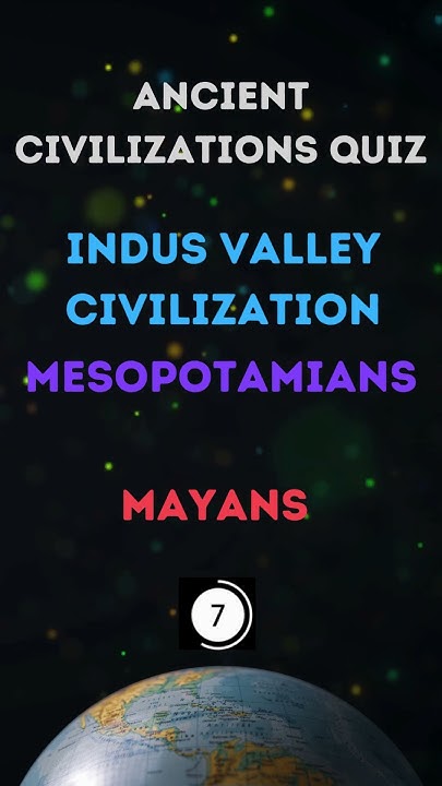 Ancient Civilizations: One Fascinating Question | Short Quiz 4 - YouTube