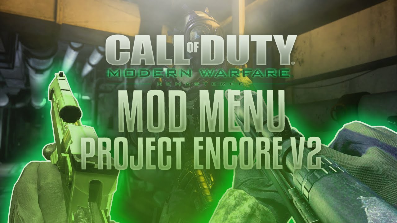 Call of Duty Modern Warfare Mod Menu Project EnCoRe V2 - YouTube