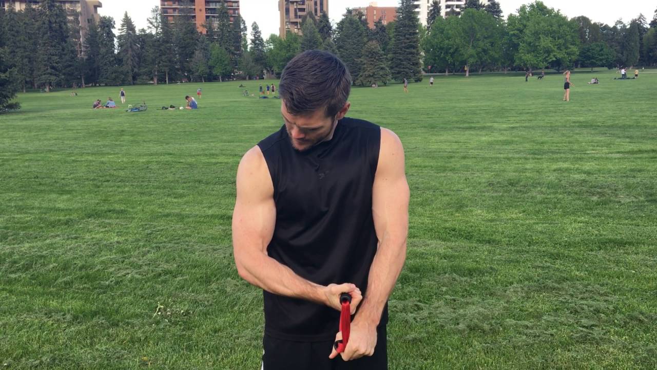 Simple Bicep Exercises with Your Iso-Bow - YouTube