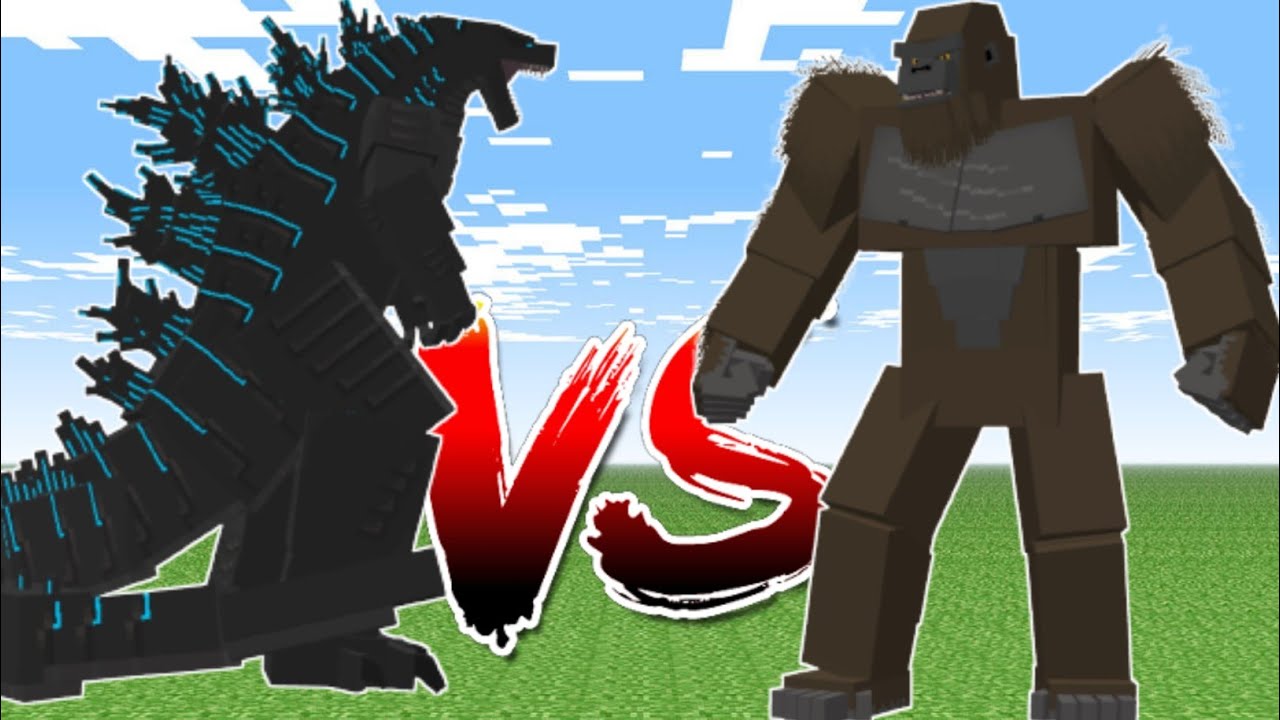 Godzilla 2021 VS Kong With Axe In Minecraft Mob Battle | Last PlayZ ...