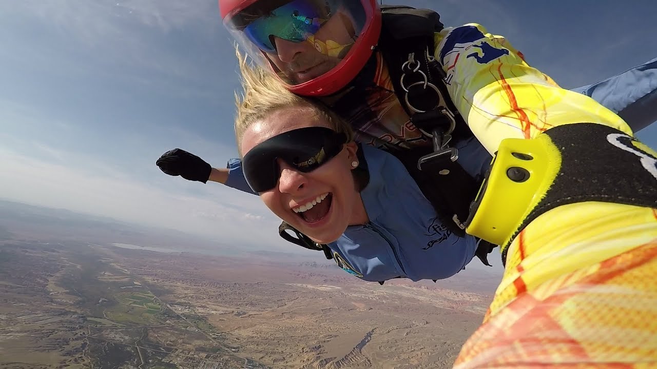 KYLLENE MURPHY - Tandem Skydive in Las Vegas at Skydive Fyrosity - YouTube