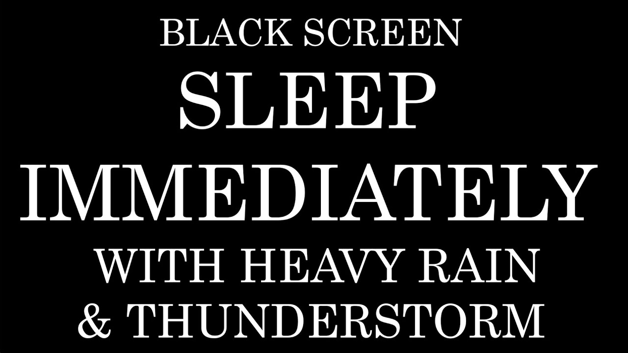 Heavy Rain and Thunder Dreamscape Perfect for Sleep and Focus ...