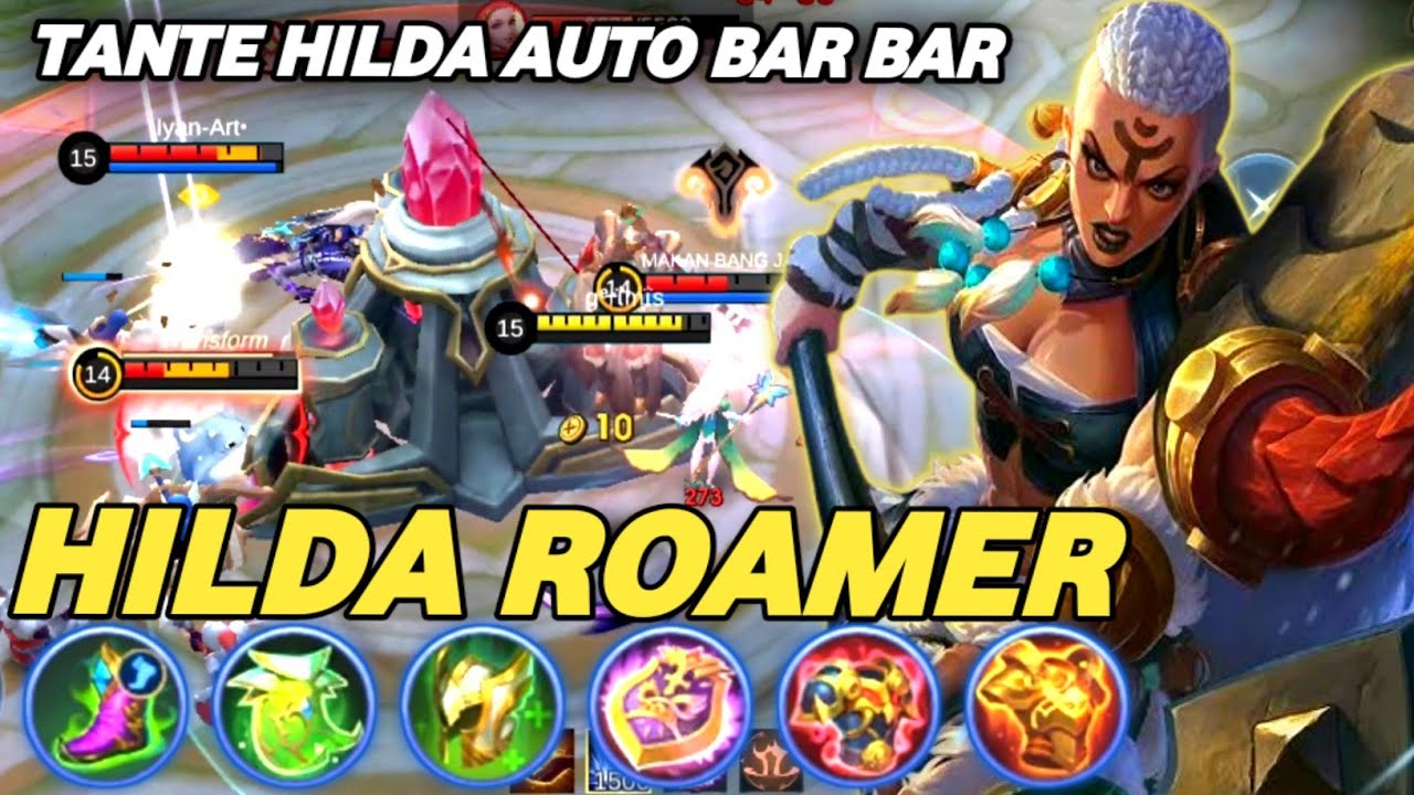 Hilda build defense sakit banget | Hilda best tank build 2024 | Mobile ...
