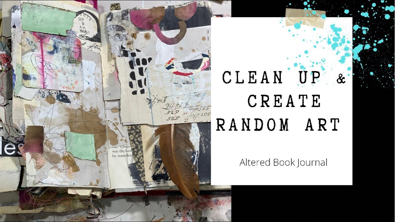 Clean up & Create Random Art!! Collage play - YouTube