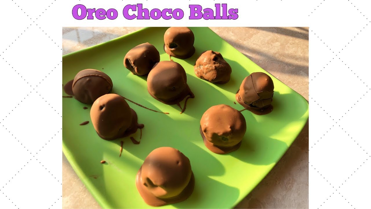 No Bake Oreo Choco Balls| 3 Ingredients Easy Recipe - YouTube