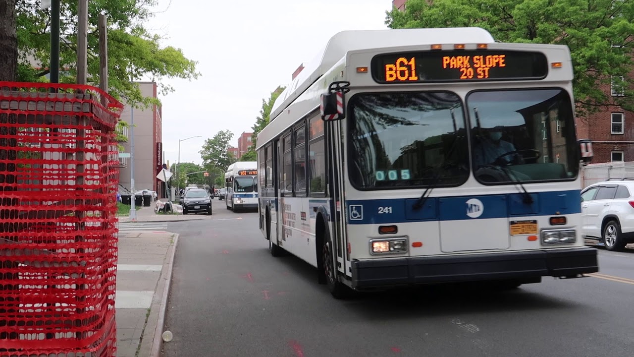 MTA New York City Bus 2011 New Flyer Industries C40LF 241 & 242 on the ...