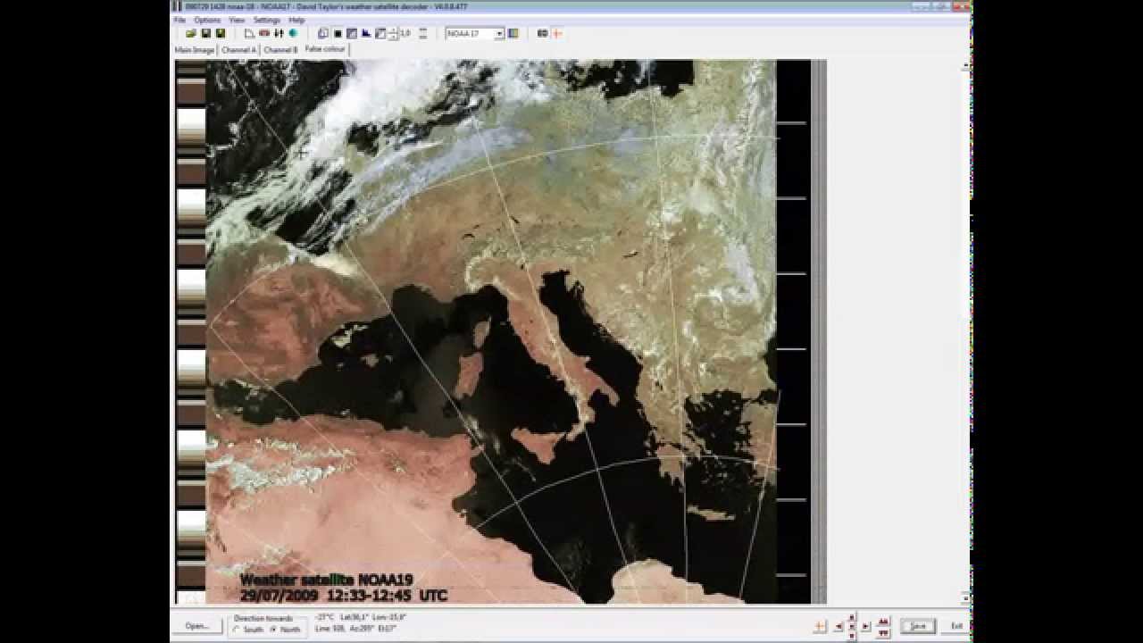 Test prova SW Satsignal NOAA19 - YouTube