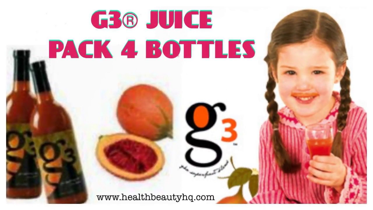 NUOC GAC- G3 Juice pack 4 bottles - YouTube