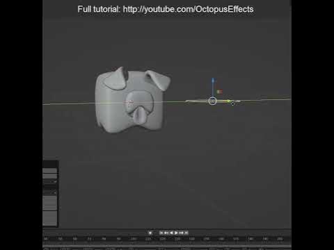 Blender Basic Modeling Tutorial - Simple Puppy #oe300 - YouTube