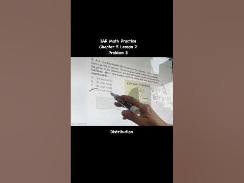 IAR Math Practice Chapter 5 Lesson 2 Problem 3. Distribution. - YouTube