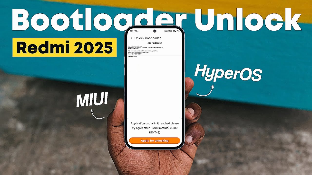 Redmi Bootloader Unlock 2025 - The System is Being Upgraded - YouTube