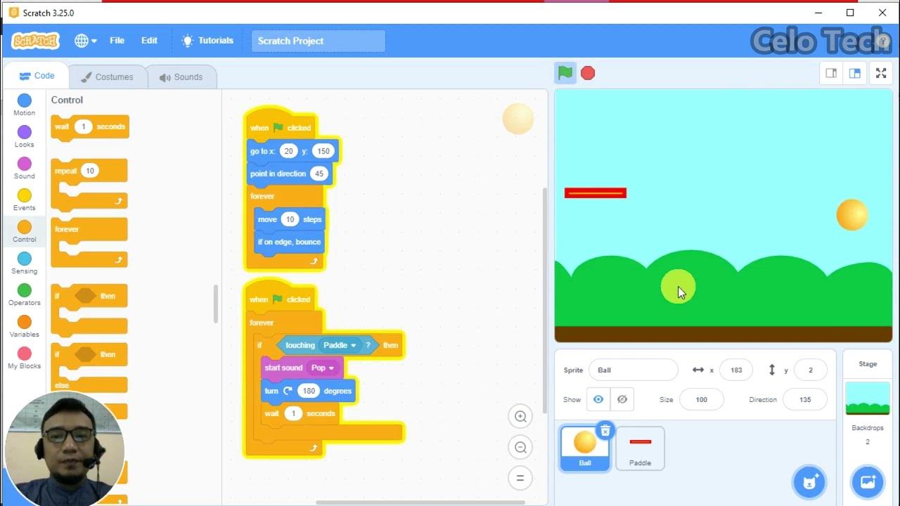 Membuat Game Ping Pong Menggunakan Scratch, Bagian 1 - YouTube