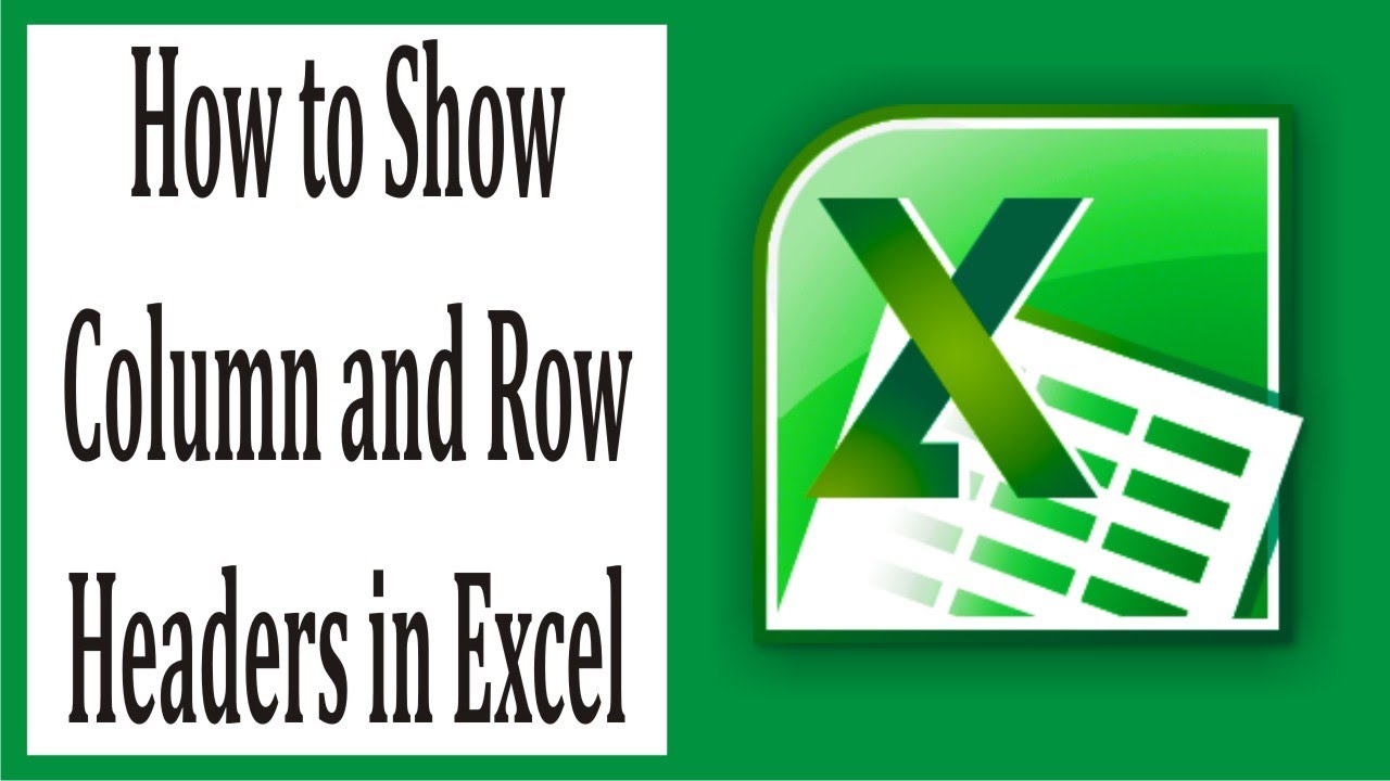 How To Show Column And Rows In Excel Tutorial 43 YouTube how-to-show-column-and-rows-in-excel-tutorial-43-youtube